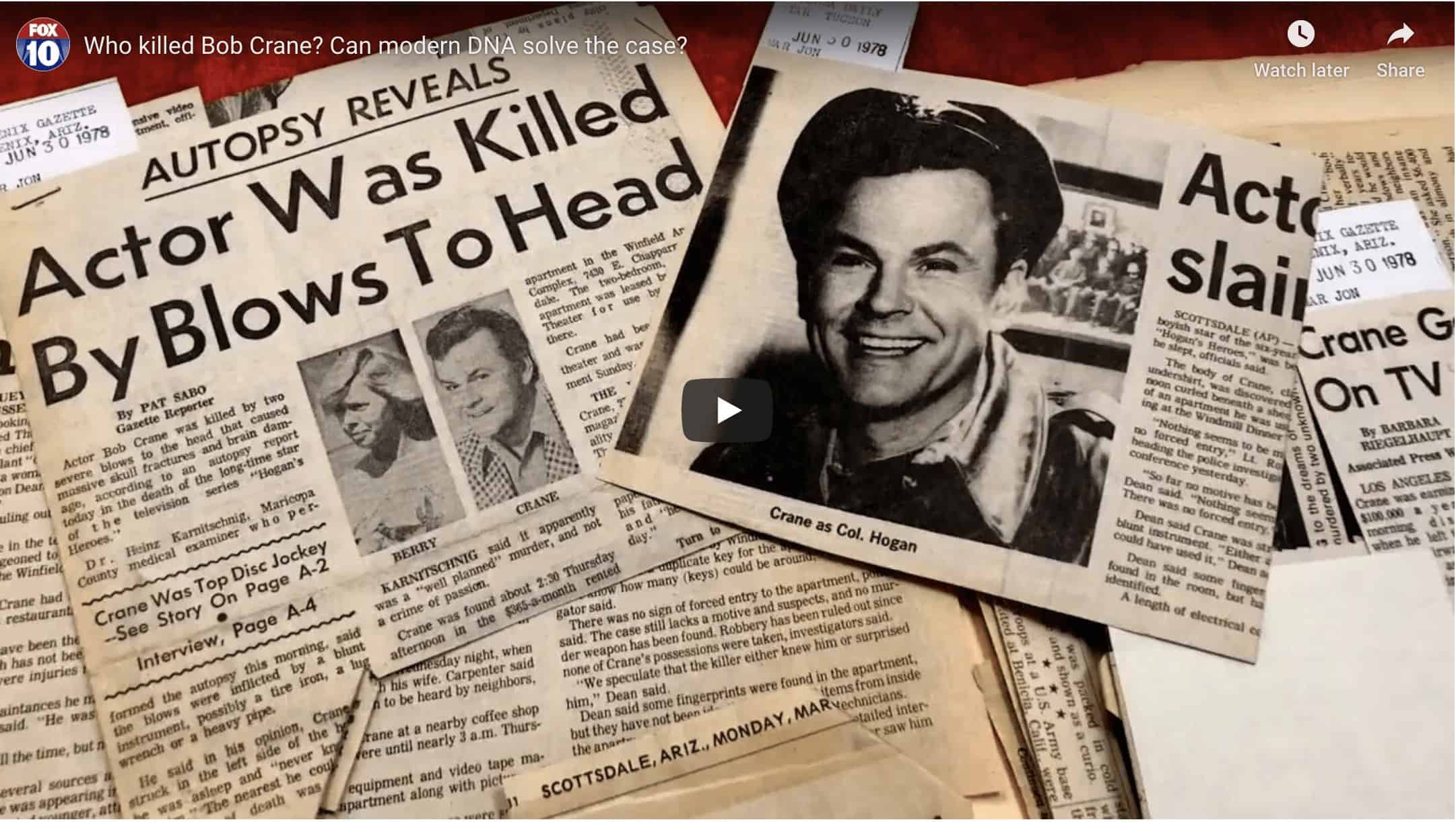 Bob Crane John Carpenter A U T O F O C U S